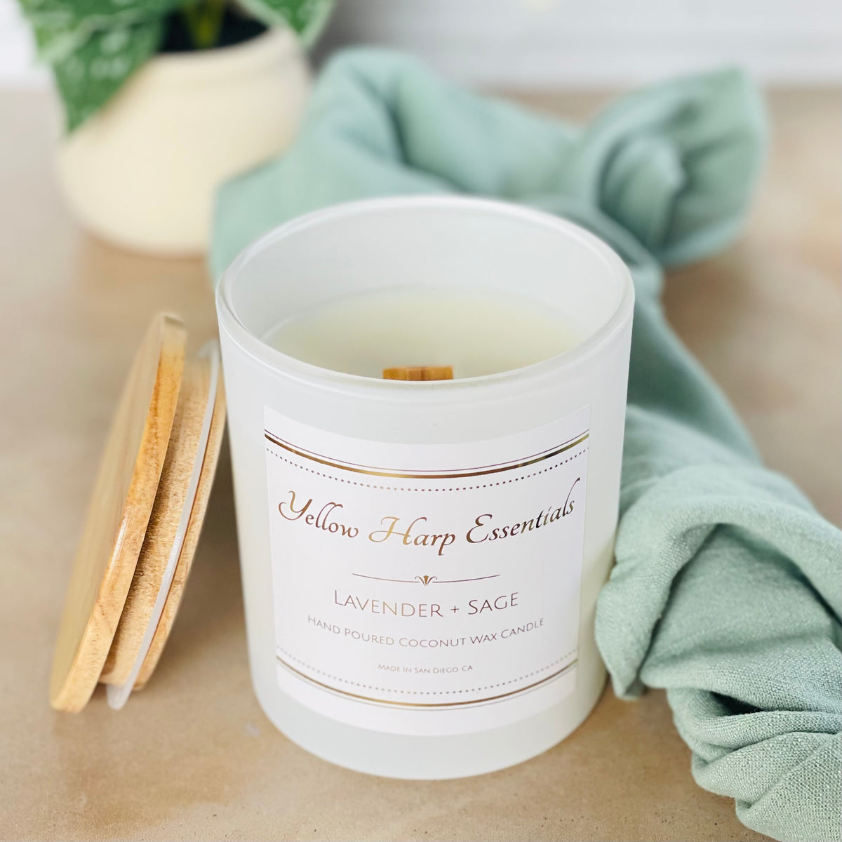 Lavender + Sage (White) – Yellow Harp Essentials
